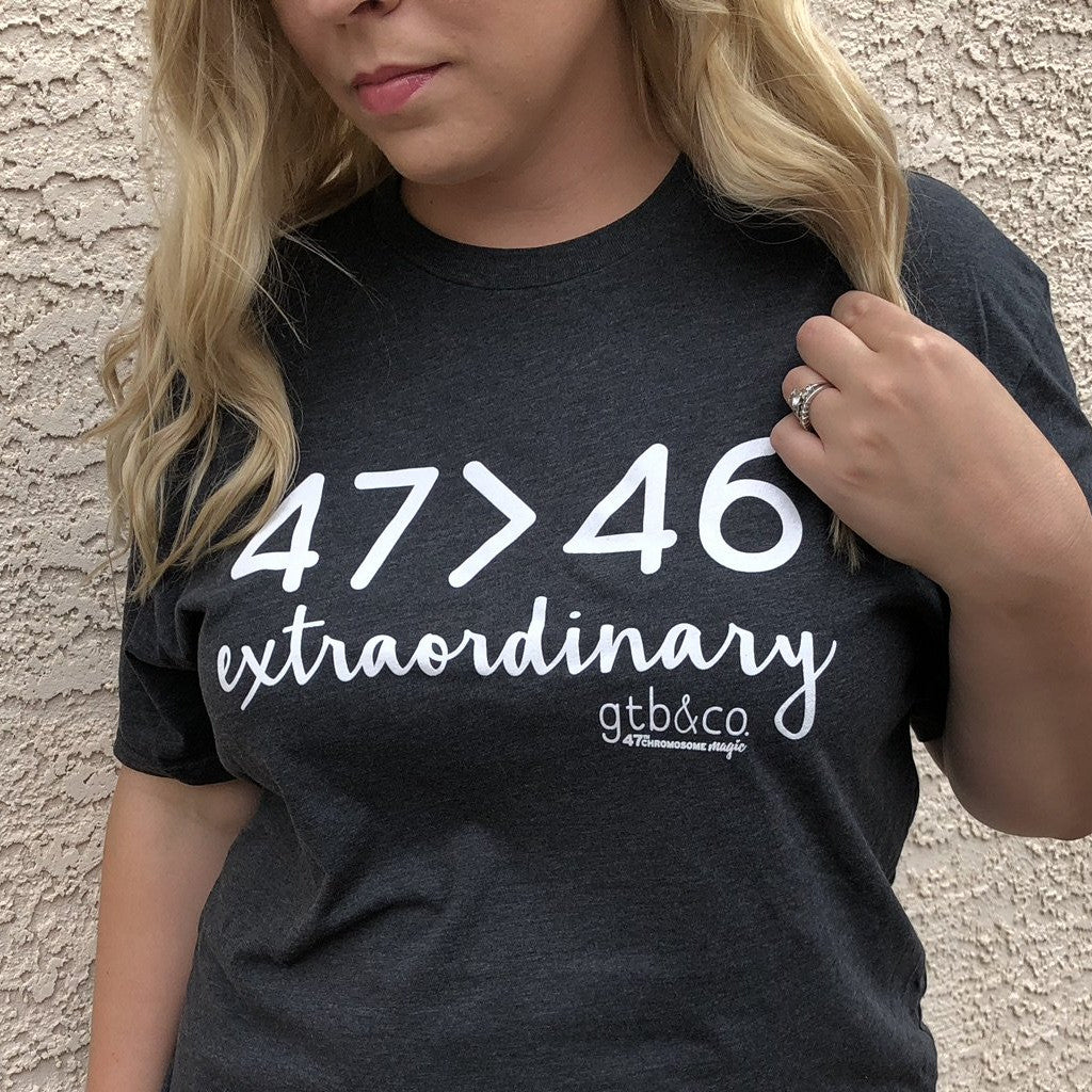 47 > 46 Extraordinary T-Shirt – gabethebabeandco